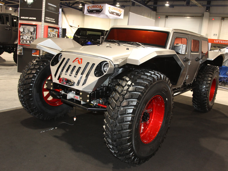 BIG BEAST ON WHEELS: Custom Jeep Wrangler - Off Road Wheels