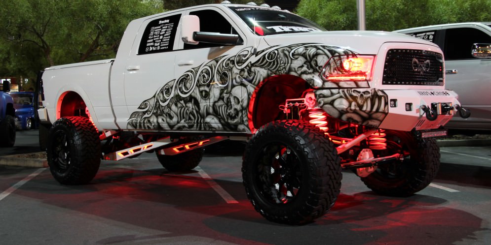 Lifted Dodge Ram Truck Sema - Off Road Wheels