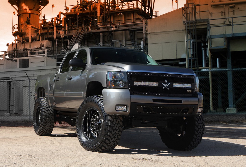 Lifted Chevy Silverado Off Road - Off Road Wheels