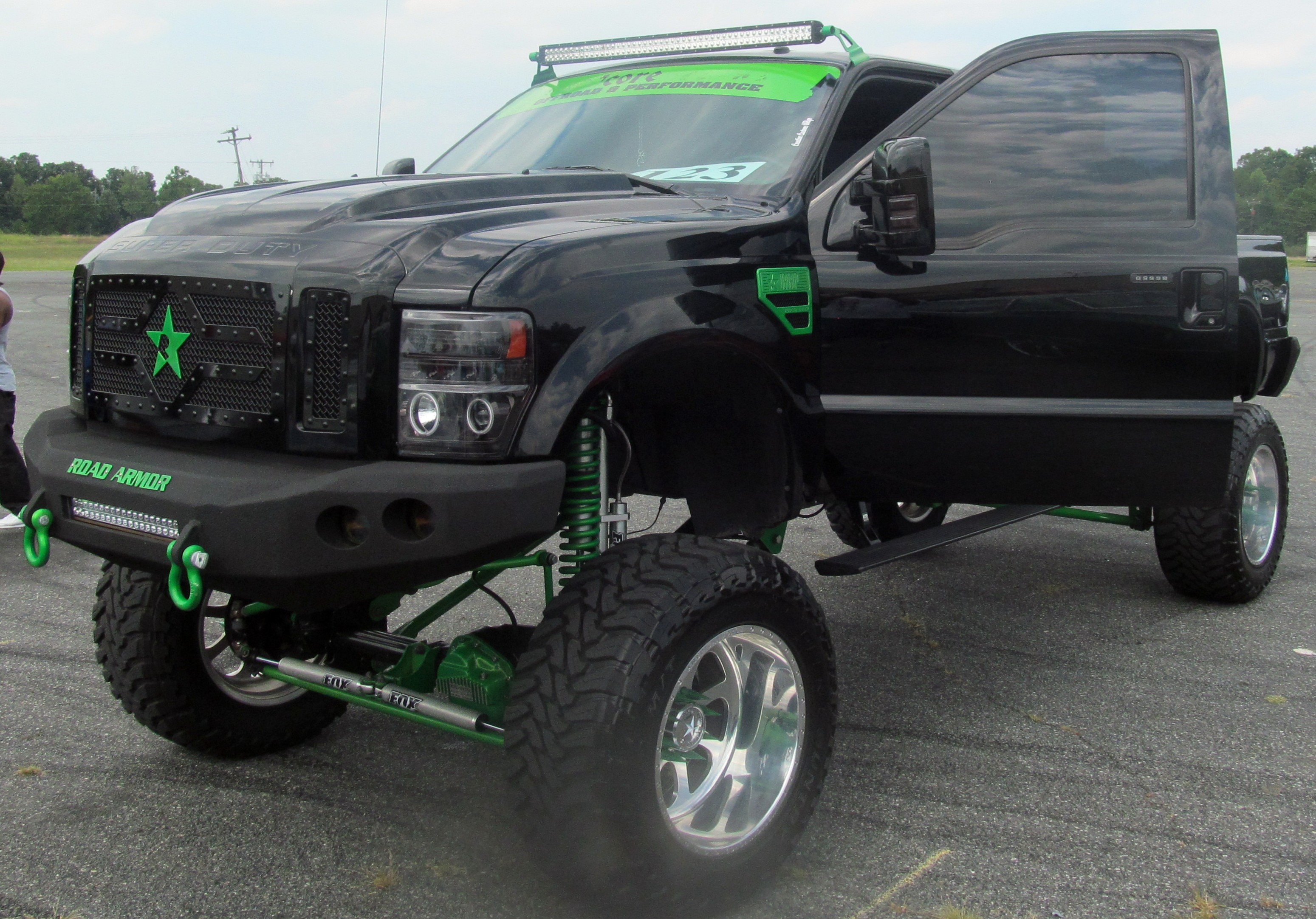 Badass Beast: Custom lifted Ford Tuck - Off Road Wheels