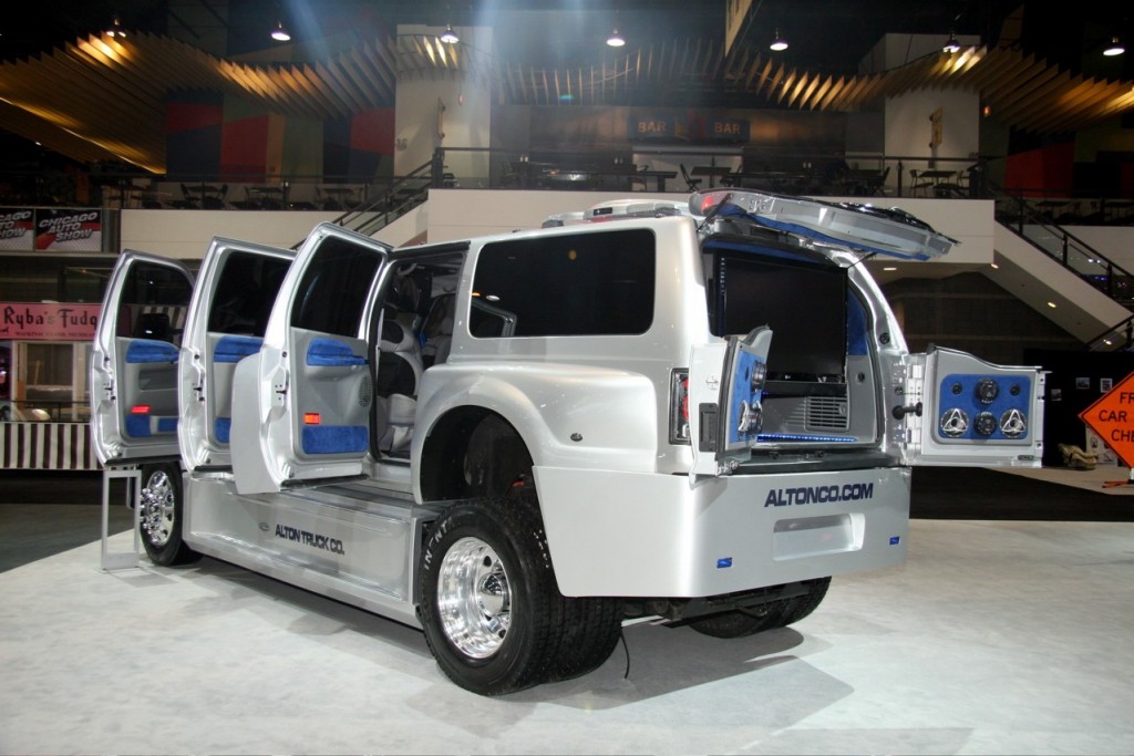 Silver Lifted Ford F650 - Off Road Wheels